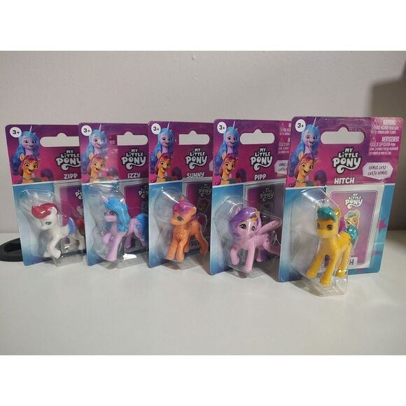 Hasbro | Toys | My Little Pony Mlp Figures W Bonus Card Complete Set ...